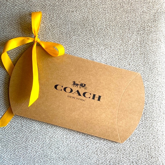 Coach | Party Supplies | Coach Authentic Black Logo Printed Wallet Size ...